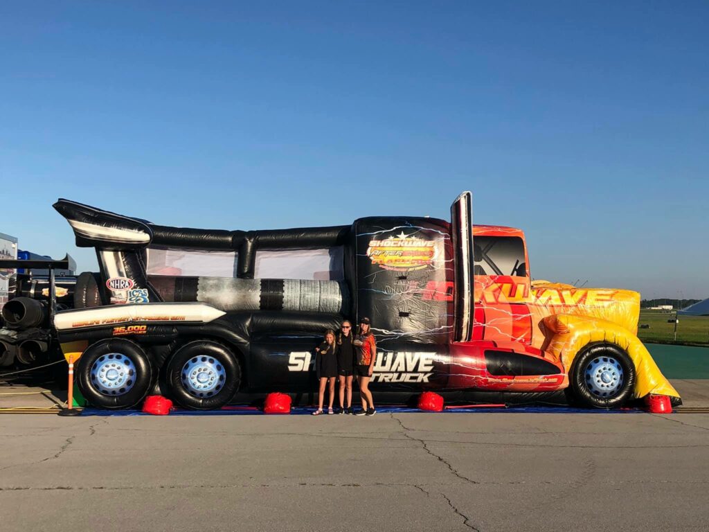 Darnell Family Introduces New Shockwave Jet Truck Bounce House | Air ...